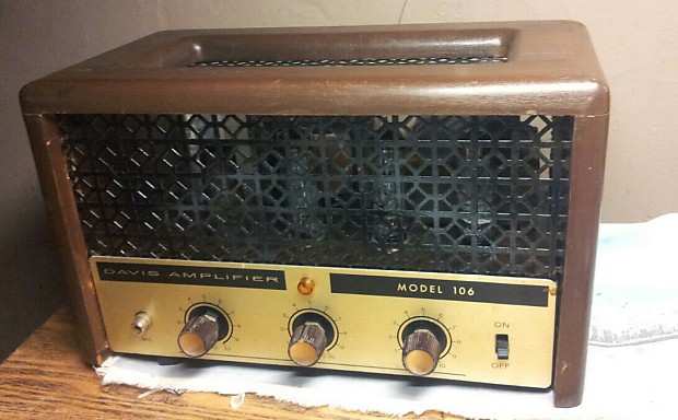 Vintage GW Davis Tube Amplifier Head Model 106 | Reverb