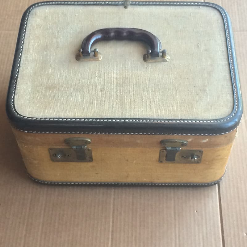 Vintage Tweed Gig Bag Mic Case Box | Reverb