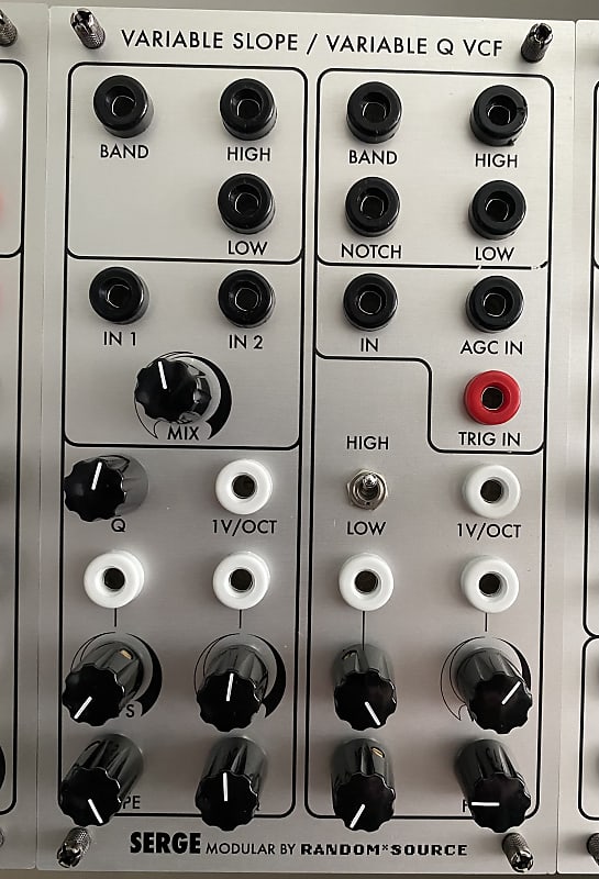 Random Source Variable slope/Q 4•4 module 4u | Reverb