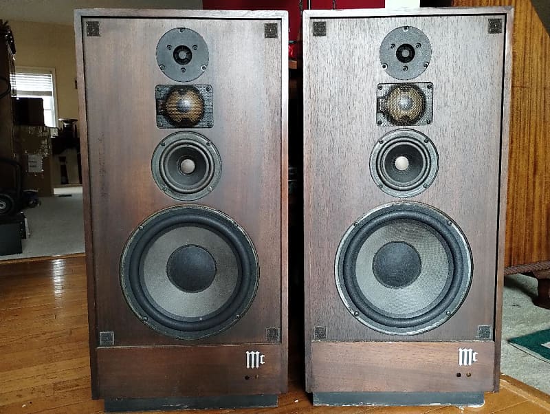 McIntosh XR14 four way isoplanar speakers in very good | Reverb