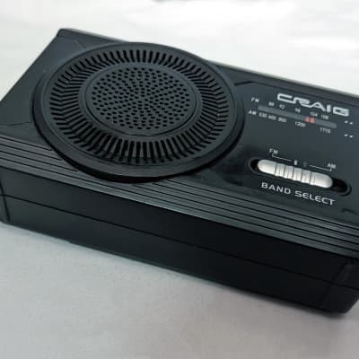 Craig CR4181 Portable AM / FM Radio - Black | Reverb