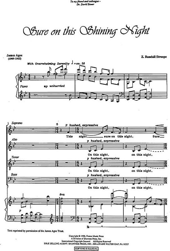 Sure on This Shining Night | Reverb