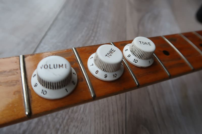 54 -55 56 Fender Stratocaster Bakelite volume tone knobs USA | Reverb
