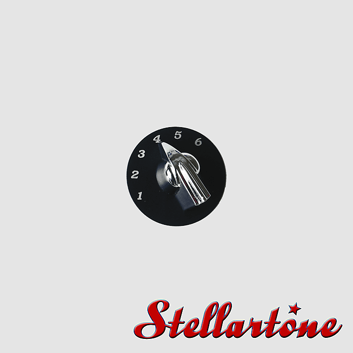 Stellartone Varitone Vari-Tone medium black dial plate 1-6 | Reverb