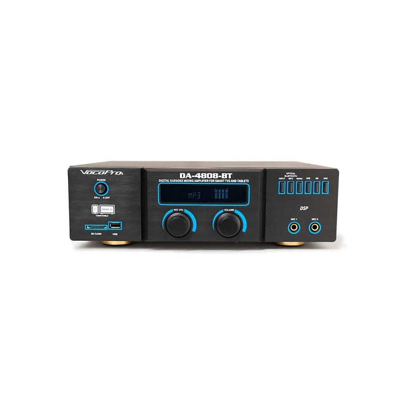 VOCOPRO DA-4808-BT Digital Bluetooth & Optical Karaoke Mixing | Reverb