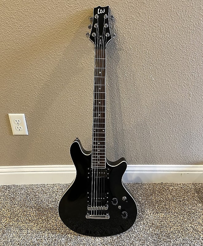 ESP LTD PB-500 Electric Guitar - Black | Reverb
