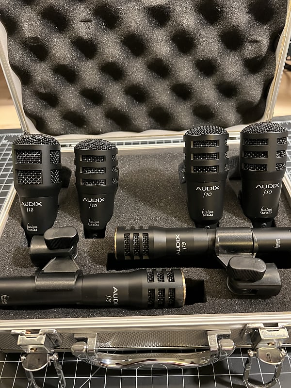 Audix Fusion series 6 drum mic set 2000’s Black | Reverb