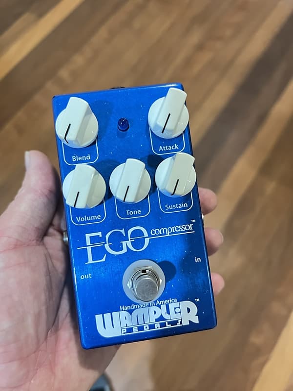 Wampler Ego Compressor V1 (Large Logo) 2010s - Blue | Reverb Australia