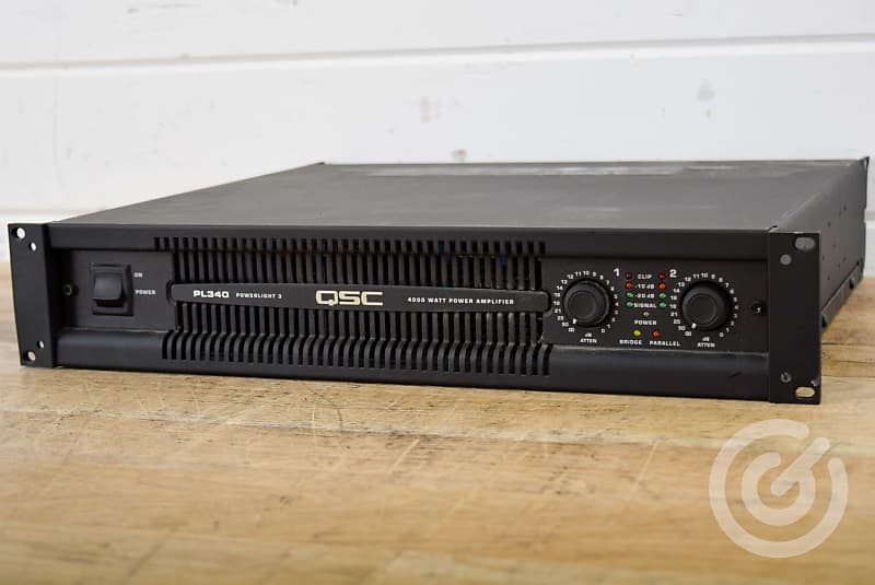 QSC PL340 2-Channel Power Amp (church owned) | Reverb Australia
