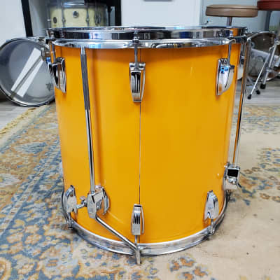 Ludwig Hollywood 6-ply Kit in Yellow Cortex 22-16-13-12" | Reverb