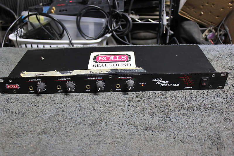 Rolls Quad Active Direct Box/ 4 Channel Rack Mount DI System | Reverb