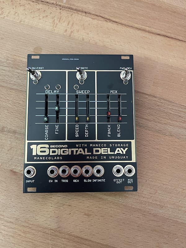 Maneco Labs 16 Second Delay Eurorack Module | Reverb