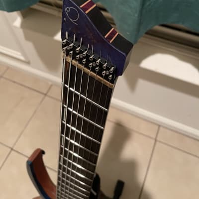 Valravn 8 String Headless Guitar 2022 Blue Ukraine Custom | Reverb