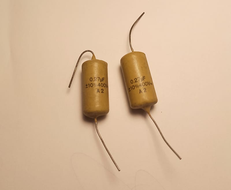 Mullard Mustard #NOS# capacitors *RARE* | Reverb