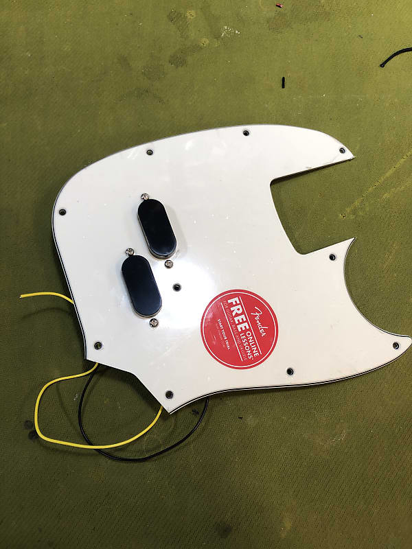 Squier Classic Vibe Mustang Bass Pickguard and Pickups | Reverb UK