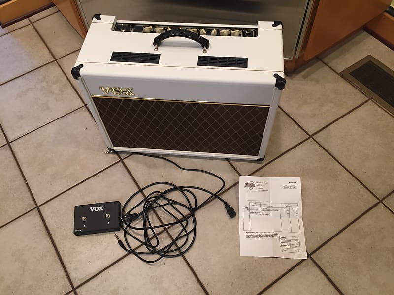 Vox AC15 Limited Edition White Bronco Amplifier FULLY | Reverb