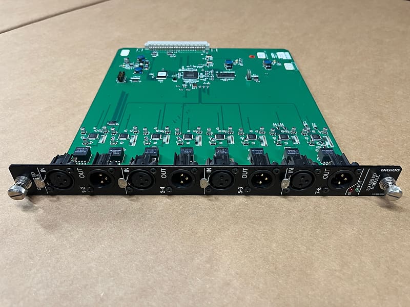 DiGiCo [P16052-A] SD-Rack AES/EBU 8 Input / 8 Output Card | Reverb
