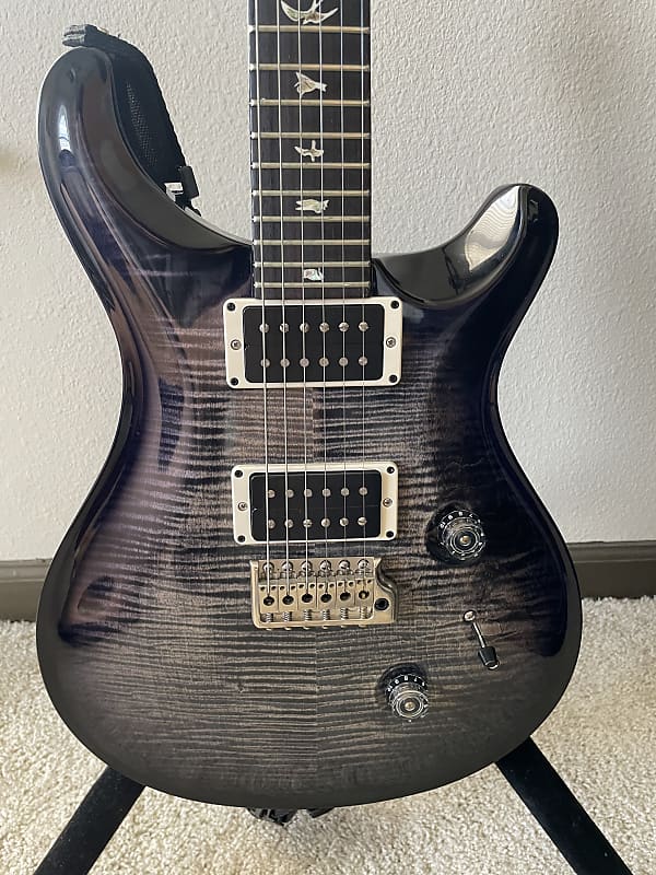PRS Custom 24 - Charcoal Purple Burst | Reverb