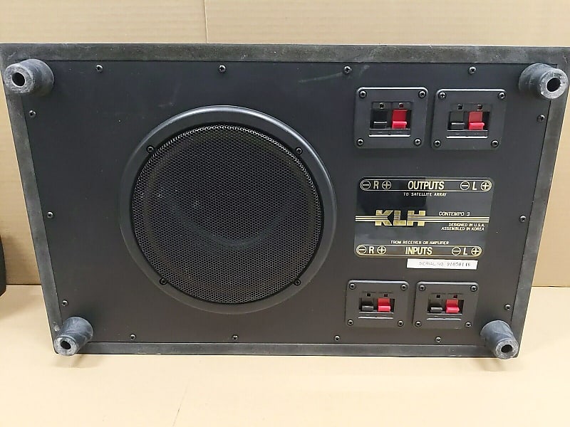 RARE Vintage KLH Contempo 3 Subwoofer | Tested And Working | Reverb