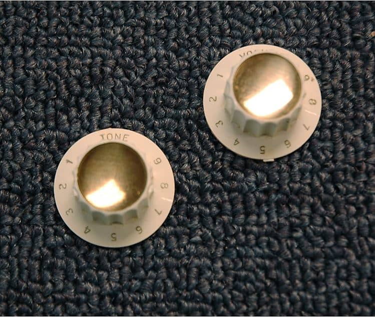 Vintage Original 1970 Harmony Volume and Tone Knobs | Reverb