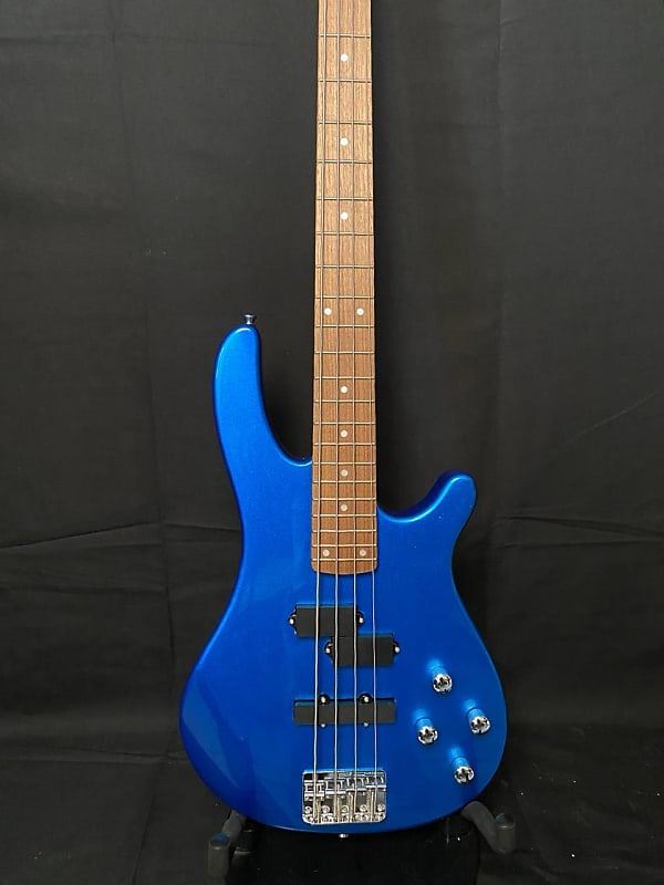 Vision Jb8 Jazz Precision Bass Blue color Electric | Reverb Canada