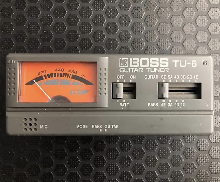 Boss TU-6 Guitar/Bass/Acoustic Tuner | Reverb UK