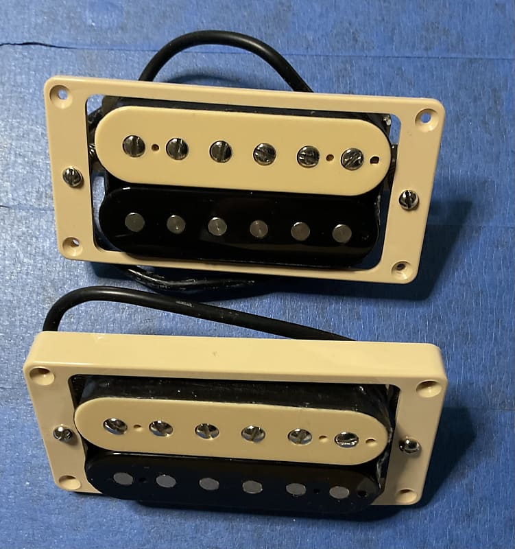 Gibson 61 Burstbucker Zebra PAF 2023 humbuckers with PCB | Reverb