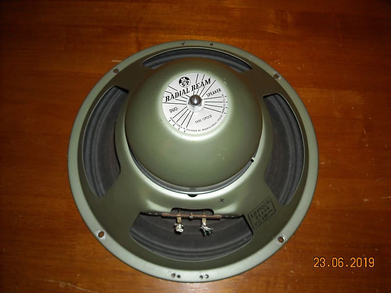 MSP Radial Beam Duo 12PQCB Guitar Speaker, 12" 16 ohms | Reverb