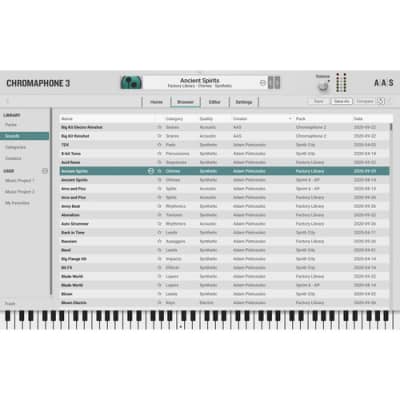 Applied Acoustics Systems Chromaphone 3 Acoustic Object | Reverb