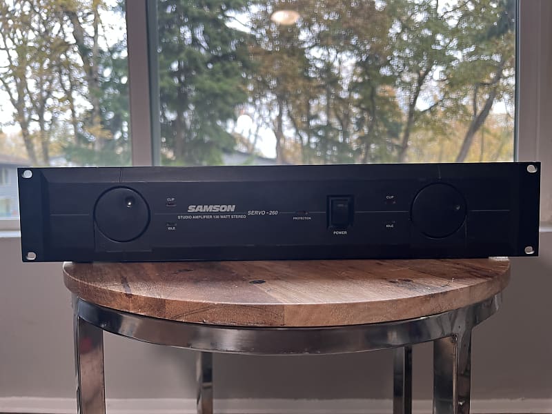 Samson 130 Watt Studio Power Amplifier - Servo 260 1980s | Reverb