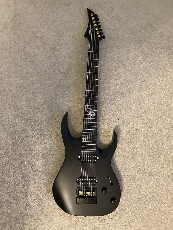 Solar Guitars A1.7C Evertune - CARBON BLACK MATTE | Reverb