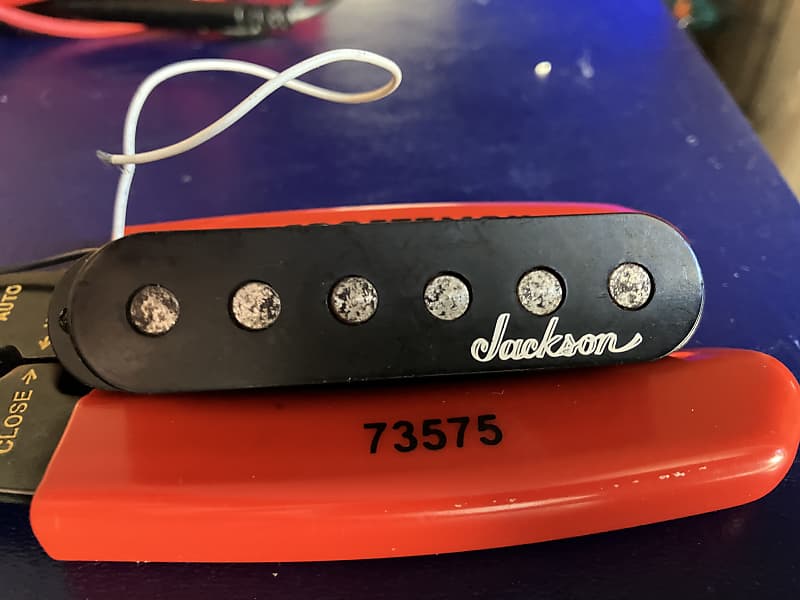 Jackson Single Coil Guitar Pickup Black | Reverb