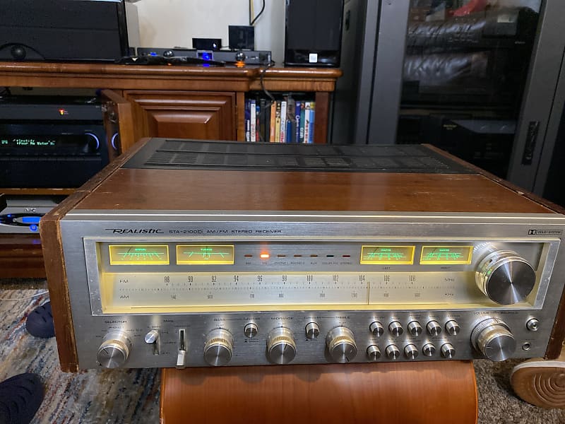 Vintage Realistic Am/Fm stereo receiver 2090 Cherry wood | Reverb