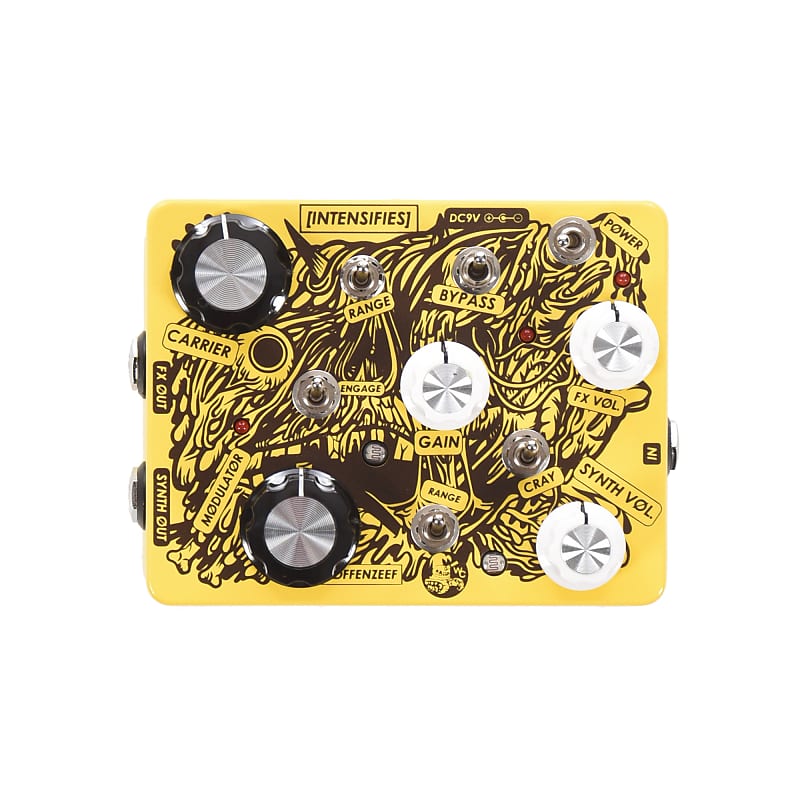 Moffenzeef Modular INTENSIFIES Synth Pedal Yellow | Reverb