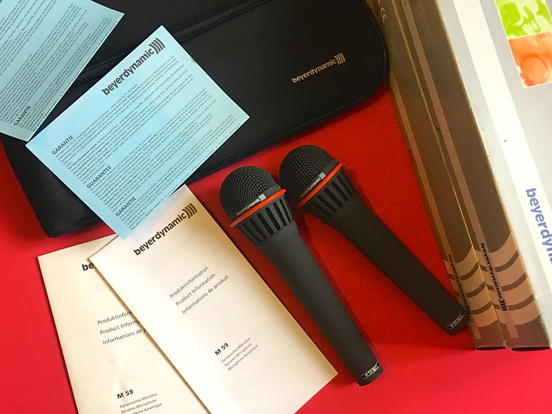 Pair of Beyerdynamic )))) M59 N(C) Directional Microphones | Reverb UK