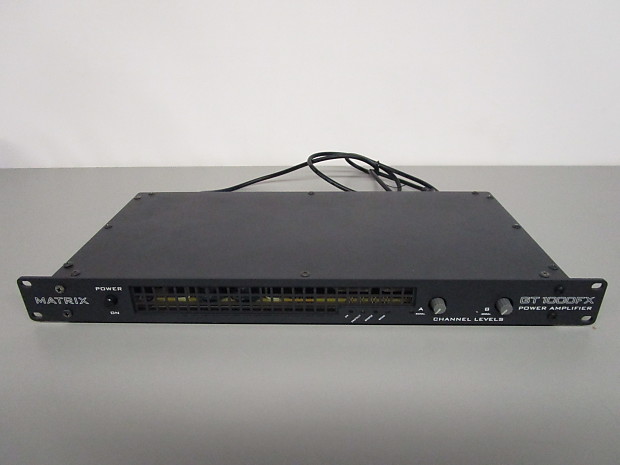 Matrix GT1000FX Power Amplifier Designed by Andrew Hunt | Reverb
