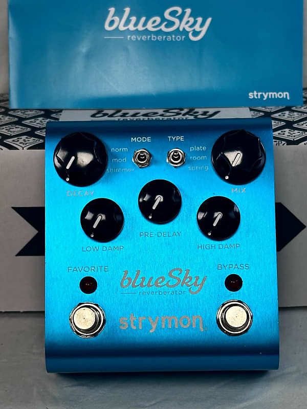 Used, No Power Supply Strymon Blue Sky Reverberator Pedal | Reverb