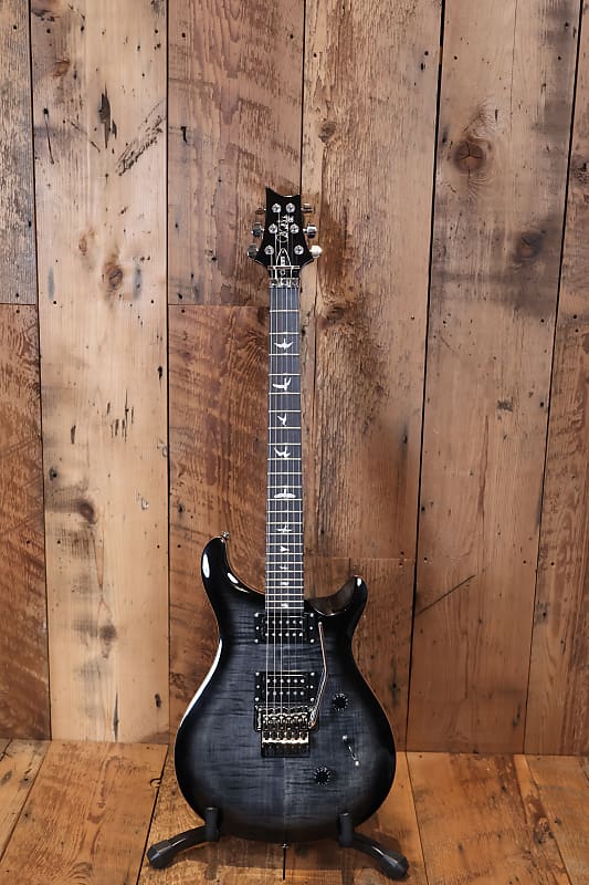 PRS SE Floyd Custom 24 - Charcoal Burst | Reverb