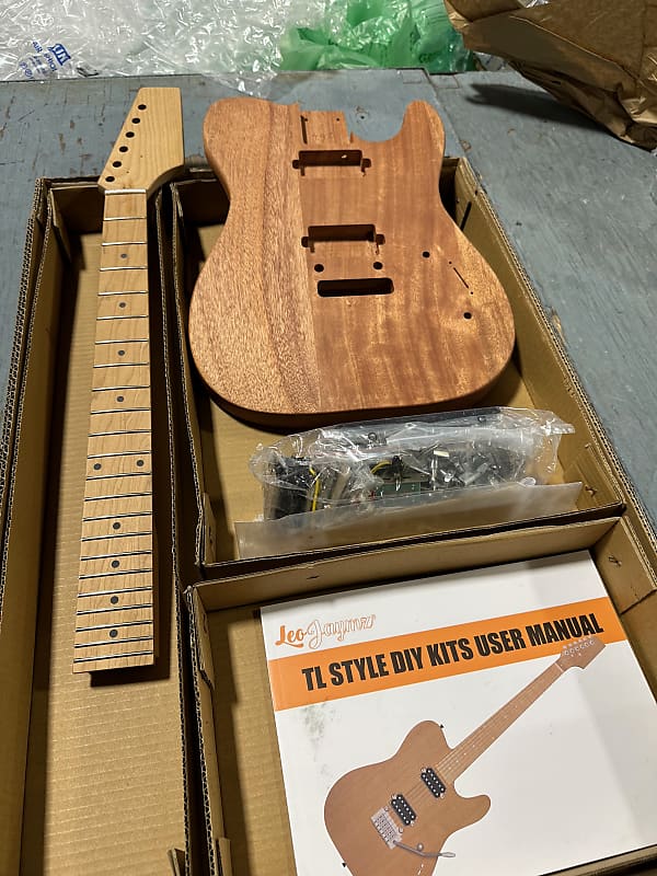 Complete Tele Telecaster Vibrato/Humbuckers DIY Guitar Kit | Reverb
