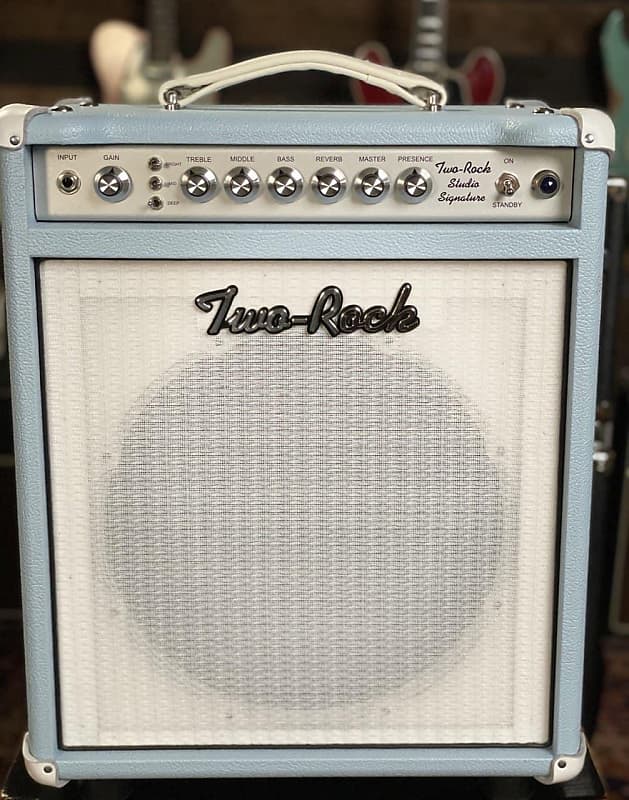 Two Rock Studio Signature Combo 35W 2022 Carolina Blue/White | Reverb