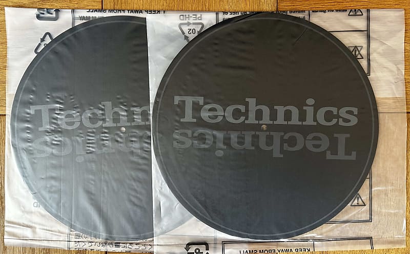 Pair of Technics SL-1200 MK7 Slip Mats / Slipmats (w/Slip | Reverb