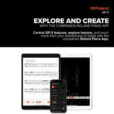 Roland GP-3 Digital Low-Profile Grand Space-Saving Footprint | Reverb