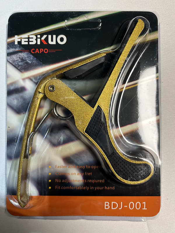 NEW OLD STOCK ACOUSTIC GUITAR CAPO GOLD NEW OLD STOCK | Reverb