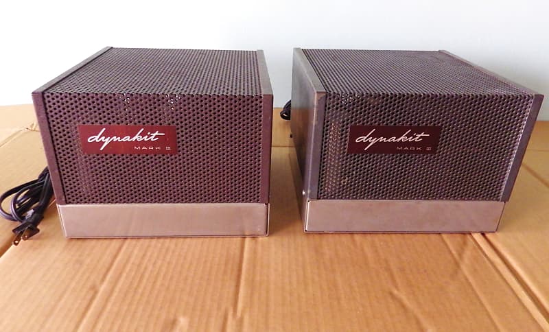 2 Dynakit Mark III tube amps 60 watt monoblocks vintage 1957 | Reverb