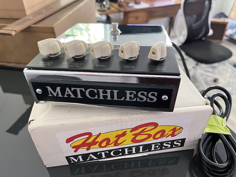 Matchless Hot Box Preamp Gain Pedal in Chrome | Reverb