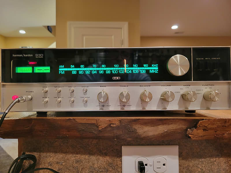 Vintage Twin Powered Harman Kardon HK930 | Reverb