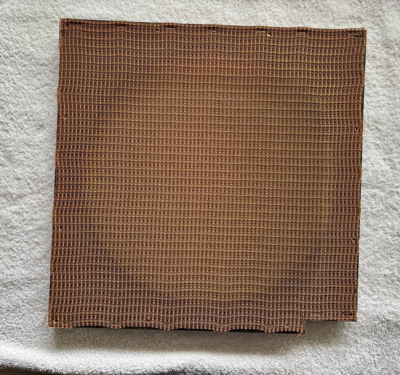 Vintage Fender Tweed Amp Baffle Cloth 1950's - 60's | Reverb