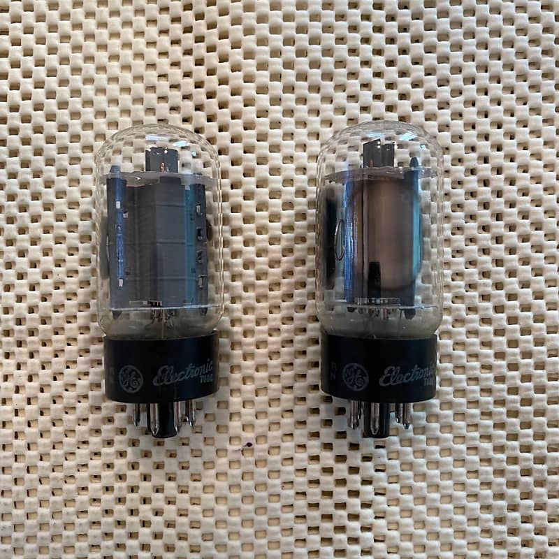 Matched Pair of NOS GE 6L6 GC tubes | Reverb
