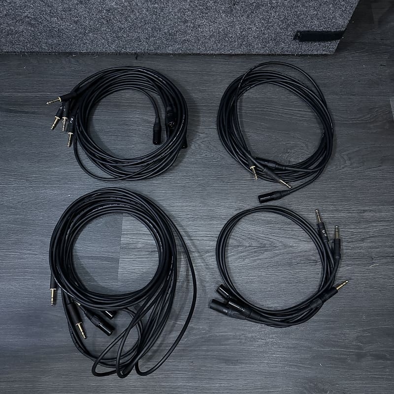 Castline And Mogami Male XLR to TRS Cable Lot | Reverb