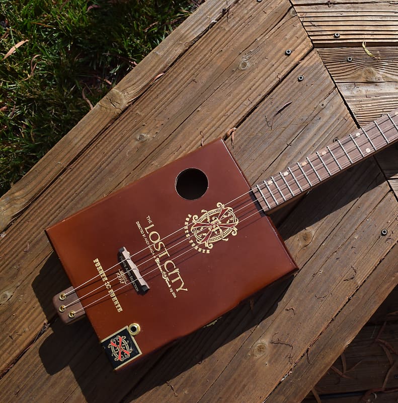 Cigar box guitar, 3-string guitar, cbg | Reverb